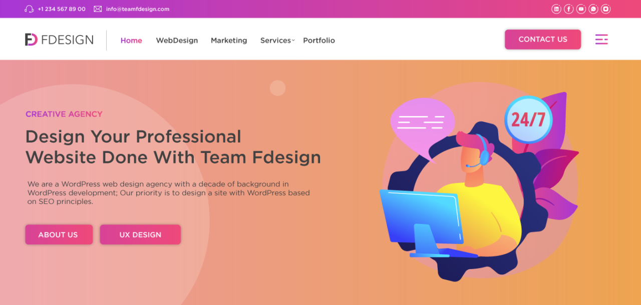 WordPress Web Design & Development Agency | Team Fdesign